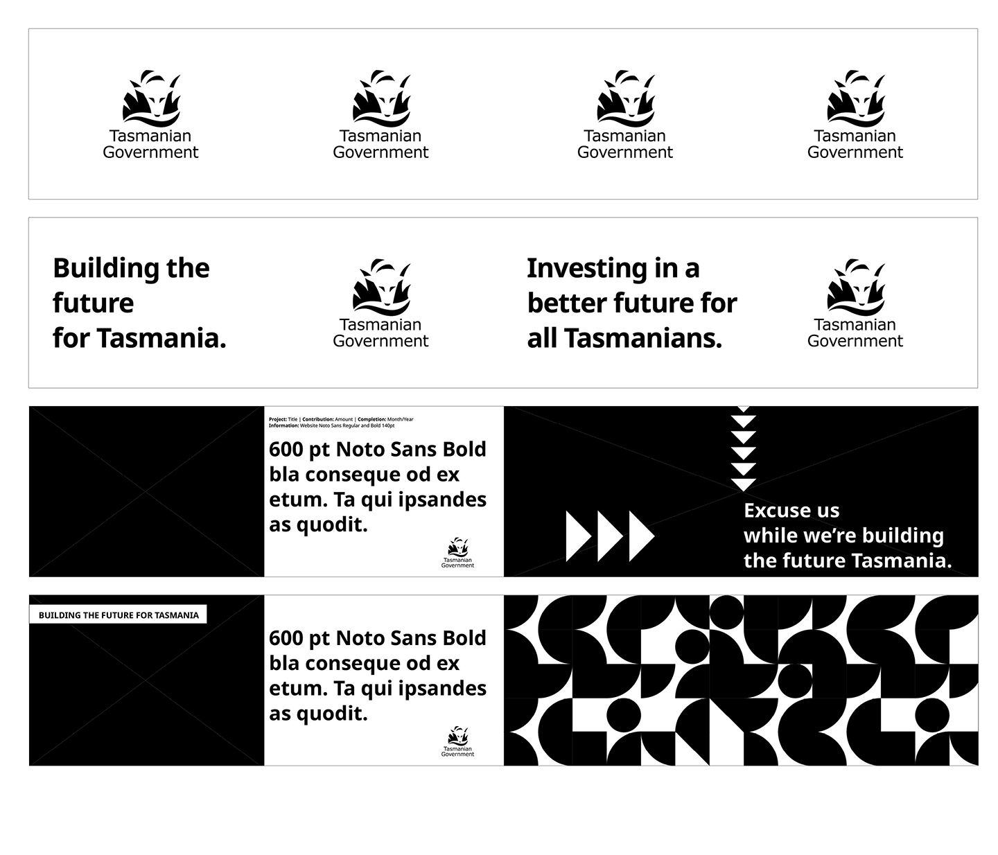 Capital works signage | Tasmanian Government Communications